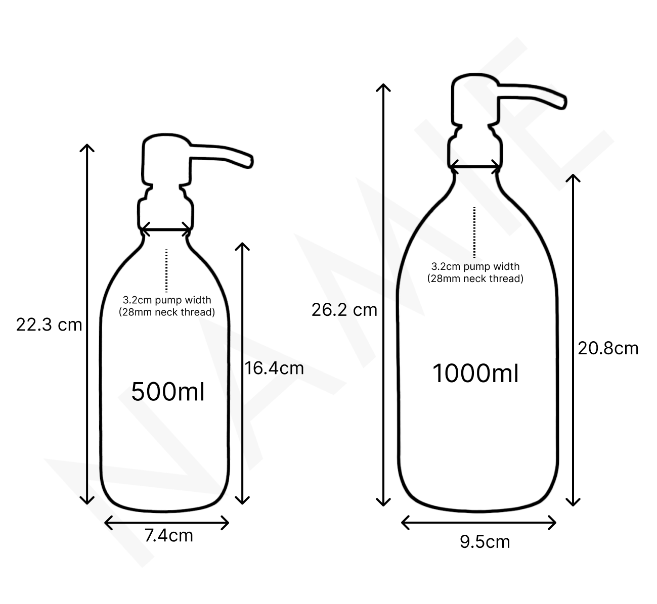 Amber Glass Dish/Hand Soap Dispenser Set Of 2 | Free Shipping – Namie Home