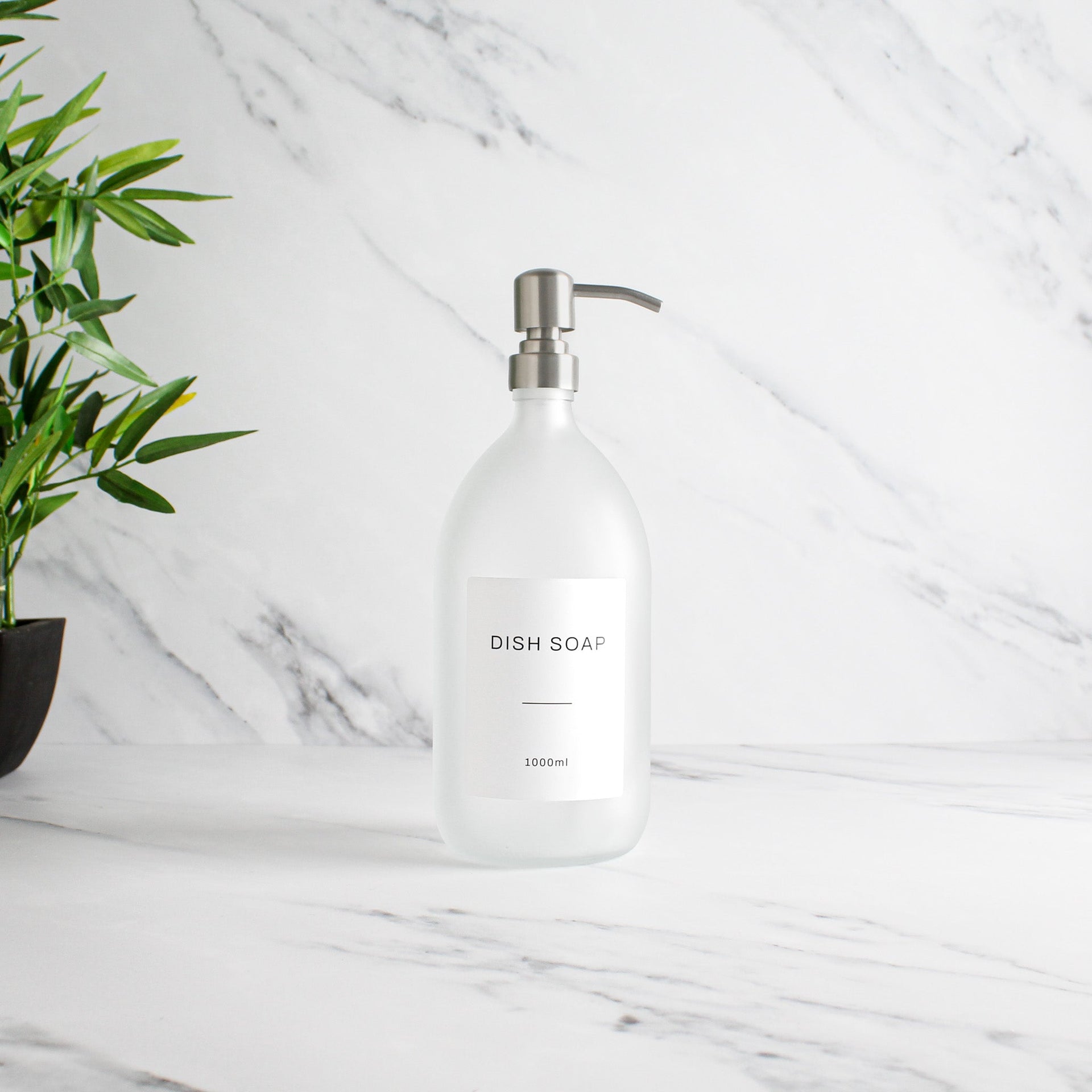 Frosted White Glass Soap Dispensers For Home And Businesses Namie