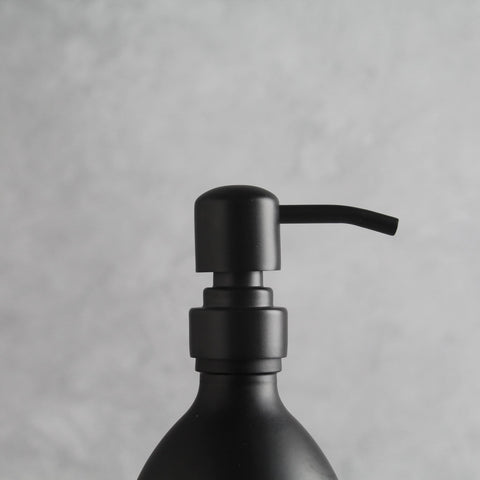 Matte Black Glass Soap Dispensers - for Home & Businesses | Namie ...